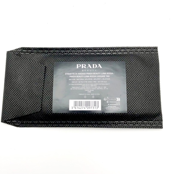 Prada | Bags | Prada Luggage Tag New | Poshmark
